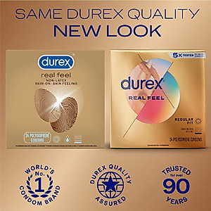 Durex Avanti Bare RealFeel Non-Latex Condom, 24 ct (Pack of 3)