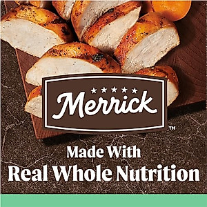 Merrick Premium Grain Free Dry Senior Dog Food, Wholesome And Natural Kibble, Real Chicken And Sweet Potato - 4.0 lb. Bag
