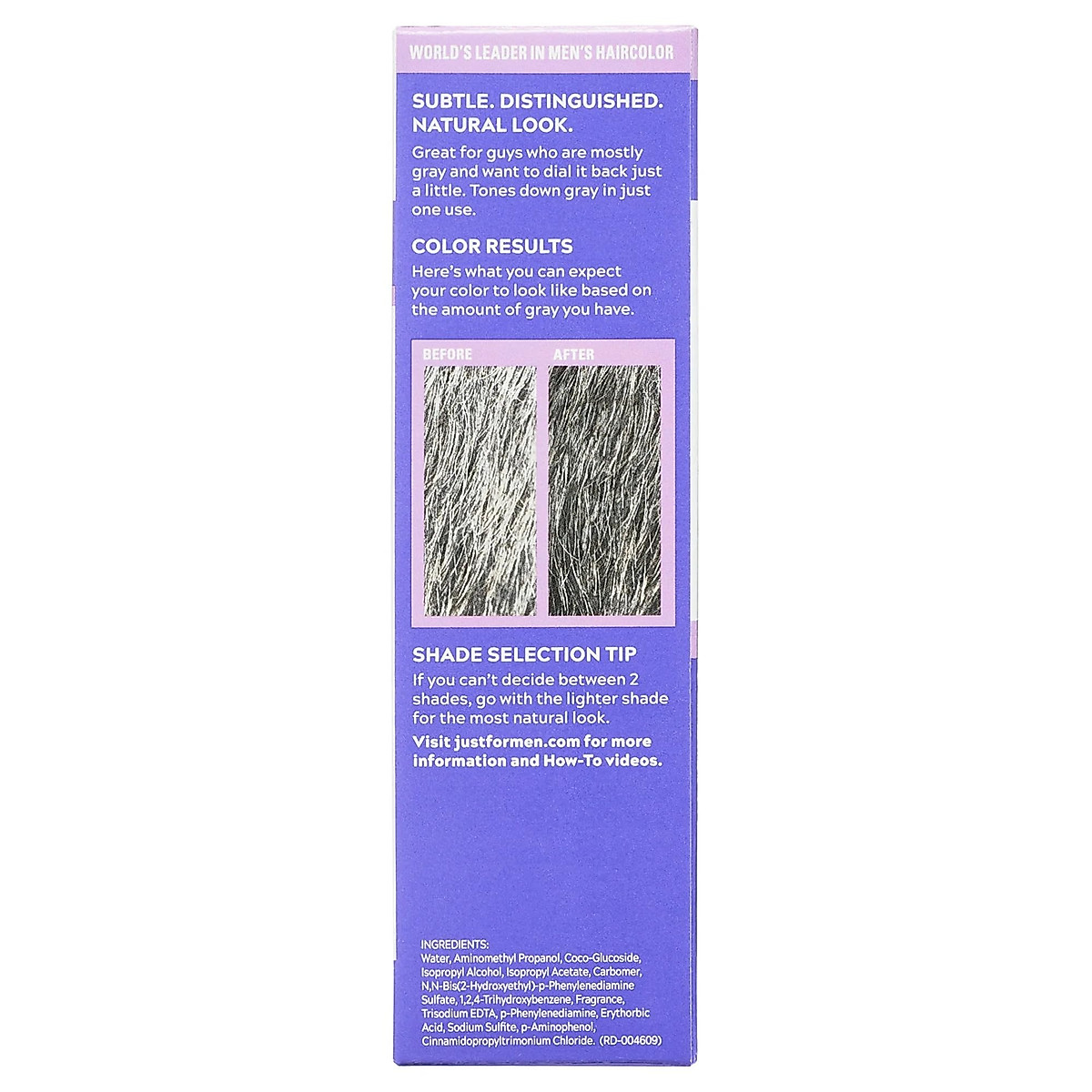 Just for Men Hair Color - Touch of Gray, Black-Gray. 3 Pack