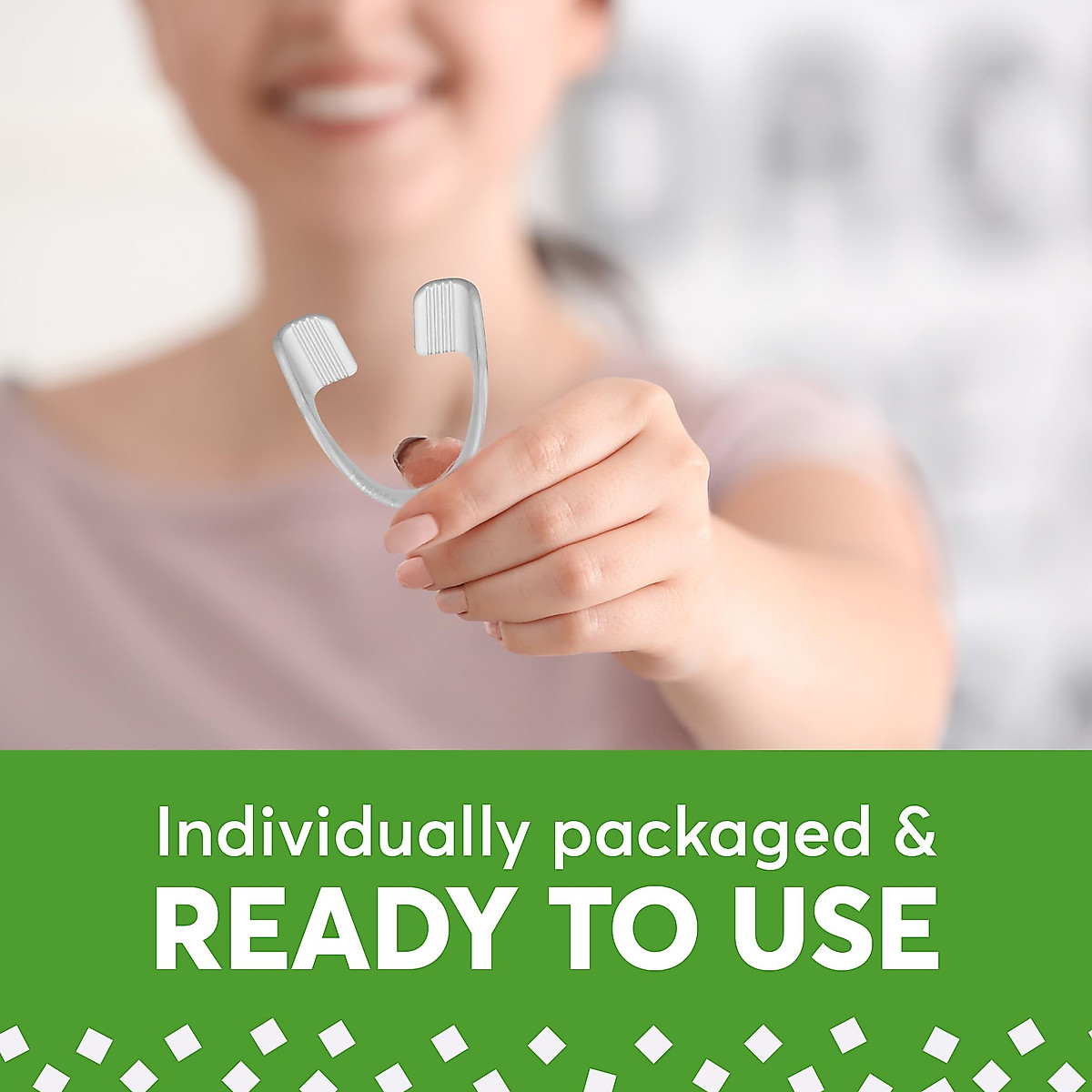 Plackers Grind No More Night Guard, Nighttime Protection for Teeth, BPA Free, Sleep Well, Ready to Wear, Disposable, One Size Fits All, 16 Count