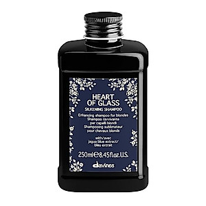 Davines Heart of Glass Silkening Shampoo for Blonde Care, 8.45 fl. oz. (Pack of 1), Black