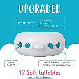 EVERLOVE | Montessori Baby Mobile for Crib - Black and White Mobile Give Visual Stimulation to Engage Your Newborn - for Boys & Girls