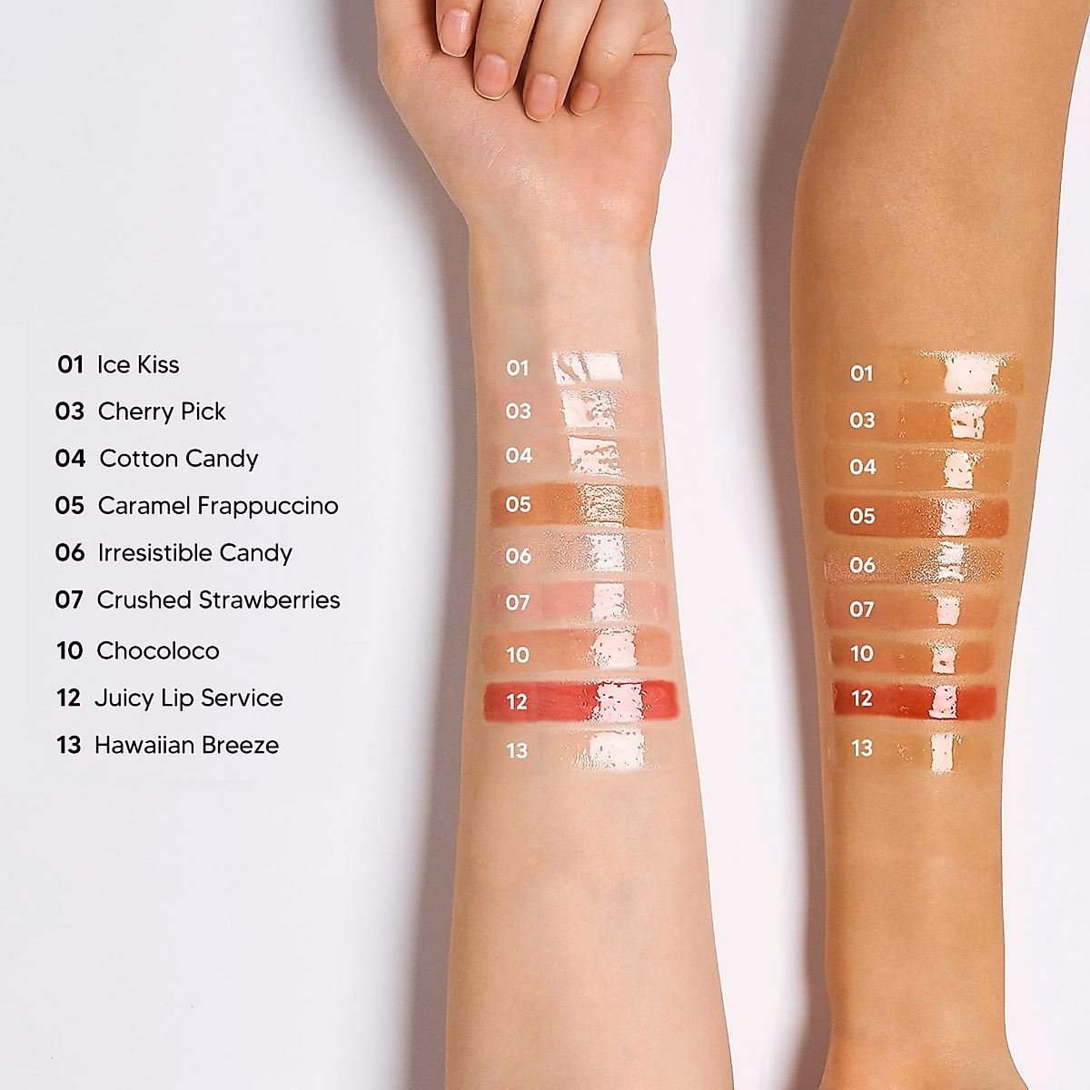 Ruby Kisses Jellicious Mouth Watering Lip Gloss (JLG01 & JLG04 & JLG13)