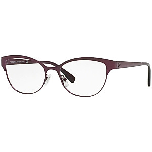 Versace VE1240-1397 Eyeglasses, Plum w/Demo Lens, 53mm