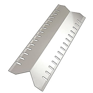 Zemibi Stainless Steel Heat Shield Replacement for Master Forge 30030MSF, Broil-Mate 24025HNT 30030HNT, Huntington 6301-24 30040HNT 24025HNT 6301-14 30030HNT Gas Grill Parts, 19 9/16 Inch Heat Plate