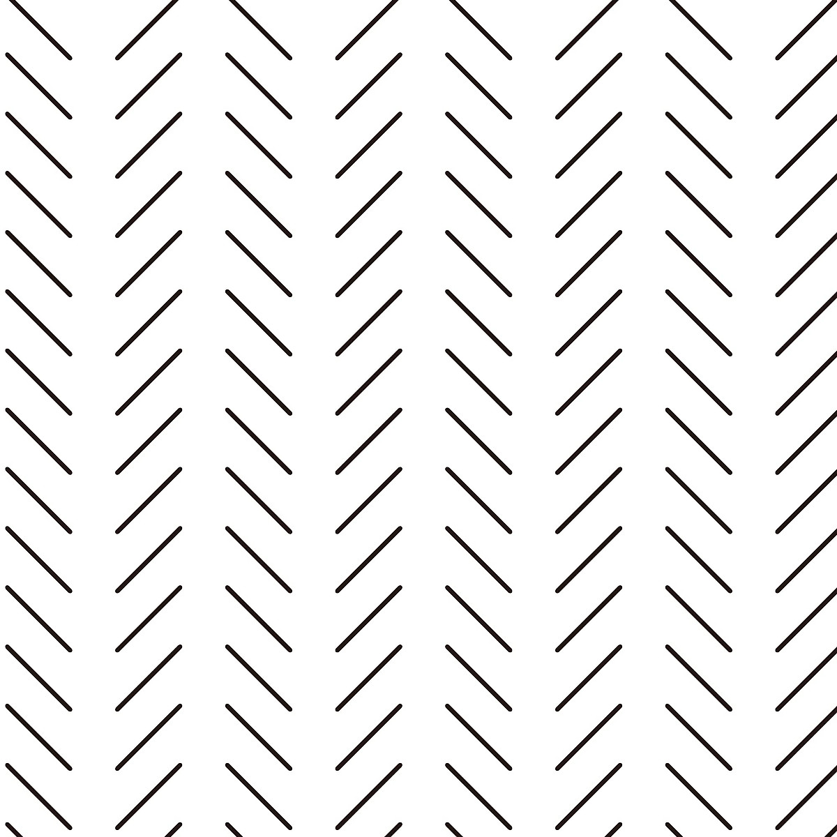 A Room with Black Line Vinyl Wall Decals, Peel and Stick Modern Boho Stickers, 300 Stripes with a Reference Template for Sticking