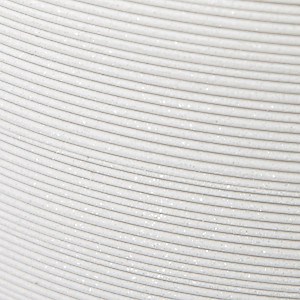 Allure Home Creation Huron Resin Sandstone Wastebasket Compact Size 1.32 gallons