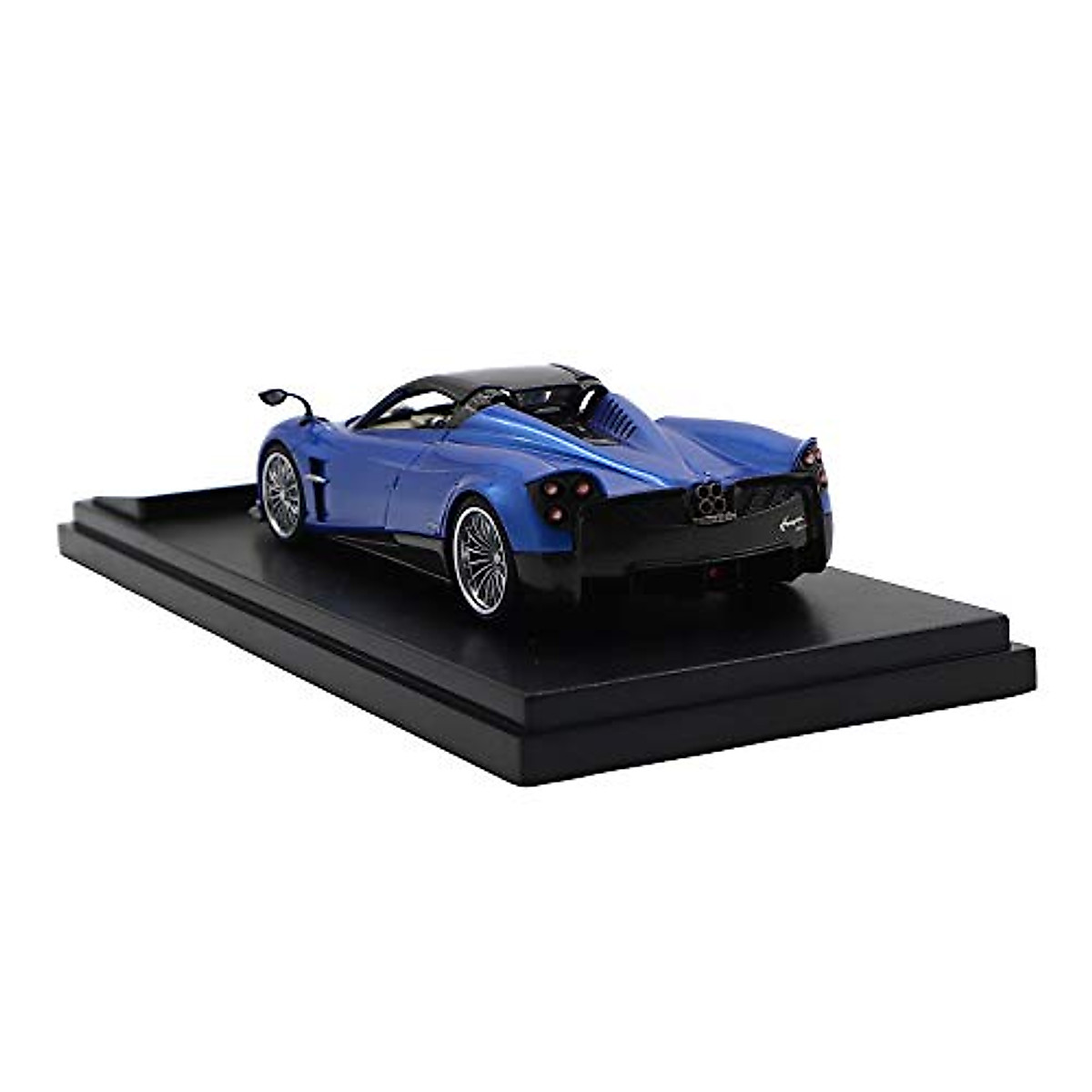 Pagani Huayra Roadster Blue Metallic with Carbon Accents 1/43 Diecast Model Car by LCD Models