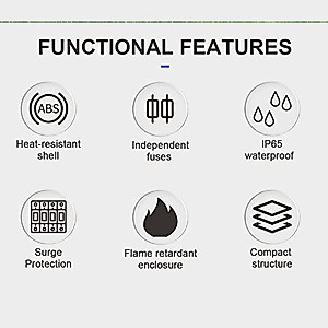 8 String PV Combiner Box with 10A Rated Current 80A Solar DC Breaker Arreste and Solar Connector for Solar Panels