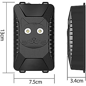 Under Hood Ultrasonic Rodent Repellent, with LED Strobe Lights, Rodent Defense Vehicle Protection, Get Rid of Mice in Car Engine, Rat Repellent for Garage Attic Basement Warehouse