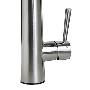 ALFI Brand AB2039S Solid Stainless Steel Commercial Spring Kitchen Faucet