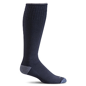 Sockwell Men's Elevation Firm Graduated Compression Sock, Navy - M/L