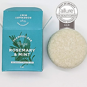 Natural Rosemary Mint Zero Waste Shampoo Bar by Tangie