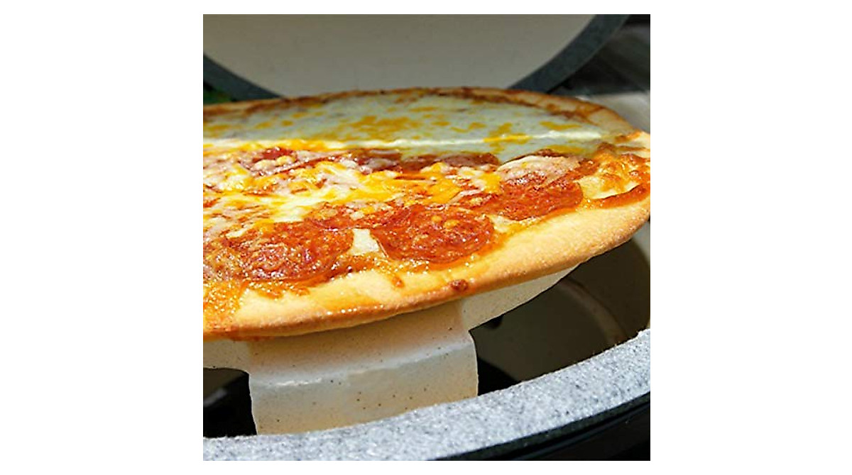 KAMaster Heat Deflector & Pizza Stone for Big Green Egg