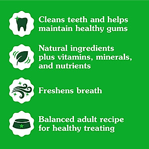 GREENIES Original Regular Natural Dog Dental Care Chews Oral Health Dog Treats, 36 oz. Pack (36 Treats)