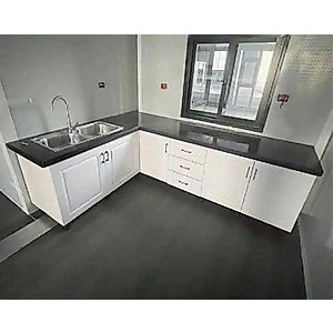 Expandable Prefabricated Container House with Lockable Windows and Doors for Camping, Storage, Outdoor Living (20 Feet), Prefab House for Living, Container House with 2 bedrooms