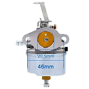 FitBest 632230 Carburetor replaces Tecumseh 632272 631828 631067 631067A Universal 520922 fits Tecumseh 5HP 6HP 4 cycle H30 H50 H60 HH60 HH70 Toro Snowblower Troy Bilt Tiller Engines