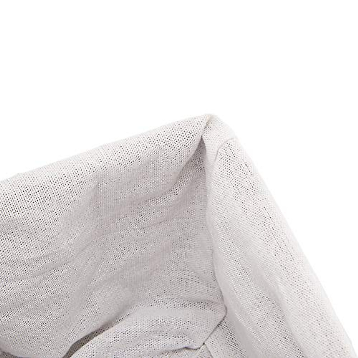 EZOWare Set of 3 Natural Seagrass Baskets with Hanging Tray, Wall Mountable Storage Wicker Container Bins Set with Removal linens