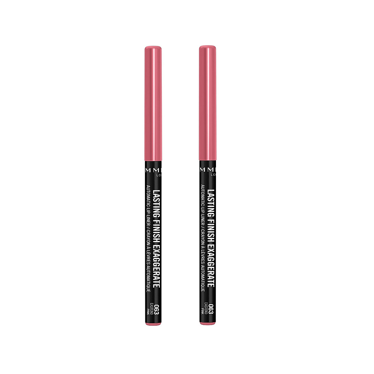 Rimmel Exaggerate Lip Liner, Eastend Snob, 2 Count (Pack of 1)