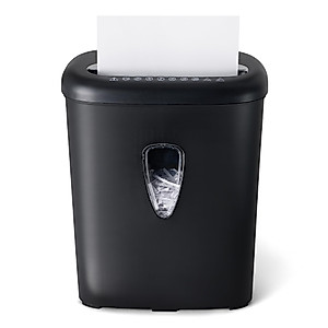 Amazon Basics 8-Sheet Cross Cut Paper Shredder and Credit Card Shredder with 4.1 Gallon Bin