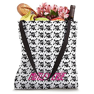 Mötley Crüe – Pink Logo Skulls Tote Bag