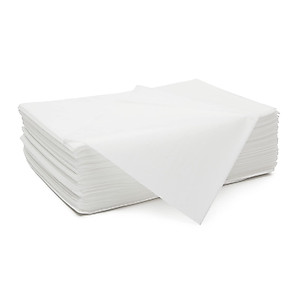 25 Pack Disposable Massage Table Sheets, Spa Bed Cover for Tattoo Chair, Beauty Salon, Chiropractor (31 x 78 In, White)