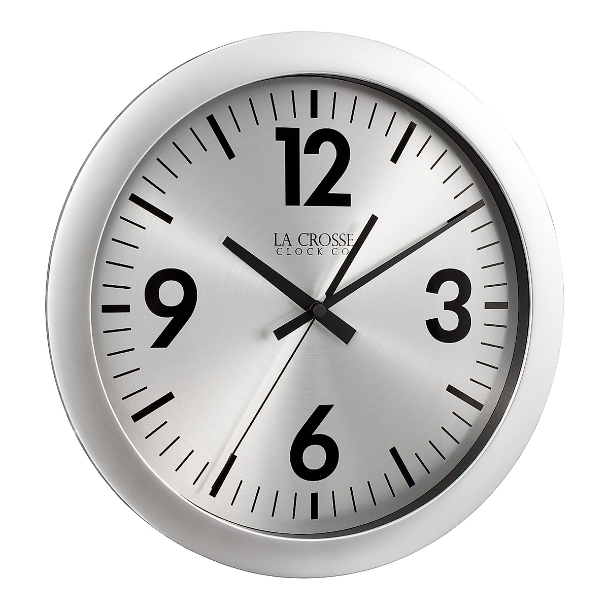 La Crosse Technology 11.5" Jett Silent Sweeping Quartz Analog Wall Clock - 404-3229