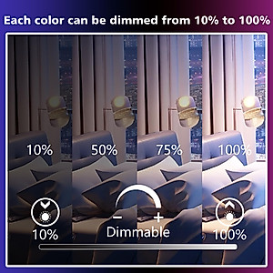 FTL BR20 LED Light Bulbs Color Changing, R20 Dimmable Flood Light Bulbs for Recessed Lighting, 30 Colors,2700K-6000K, Timer, 6-Pack