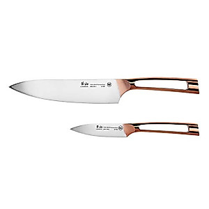 Cangshan N1 Series 61871 German Steel Forged 2-Piece Starter Knife Set, Copper Plated Handle