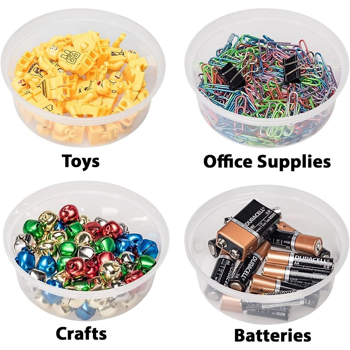 12 Pack 32 oz Food Storage Containers with Lids BPA-Free Leakproof Round Deli Cups Freezer Microwave Safe Meal Prep Containers Airtight Plastic Disposable Takeout Bowls for Kitchen and Restaurant Use