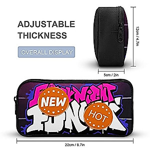 Valvia Cute Cartoon Pencil Case Pouch for Girls Boys Adult Office University Large Capacity Pencil Case with Zipper