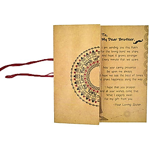 STORE INDYA Rakhi for brother | Rakhi for bhaiya | Rakhi for brother and bhabhi | Cute Rakhi for Brother | Unique Premium Rakhi | Rakhi Set | | Rakhi for Raksha Bandhan Festival | Indian Rakhi |