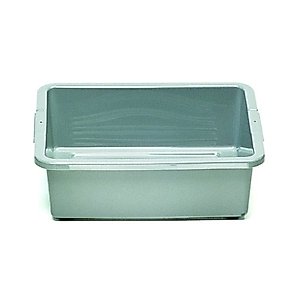 Rubbermaid Commercial 3349 4-5/8-Gallon Capacity, 20" Length x 15" Width x 5" Height, Gray Color, High-Density Polyethylene Bus and Utility Box