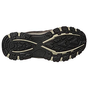 Skechers Men's Selmen-Enago Trail Oxford Hiking Shoe, Chocolate, 13 Extra Wide US