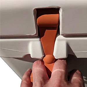 Beast Cooler ACCESORIES 2-Pack Ice Chest Replacement Lid Latches Compatible with Yeti and RTIC Hard Coolers - Strong, Ergonomic Cooler Latch Replacement - Burnt Orange