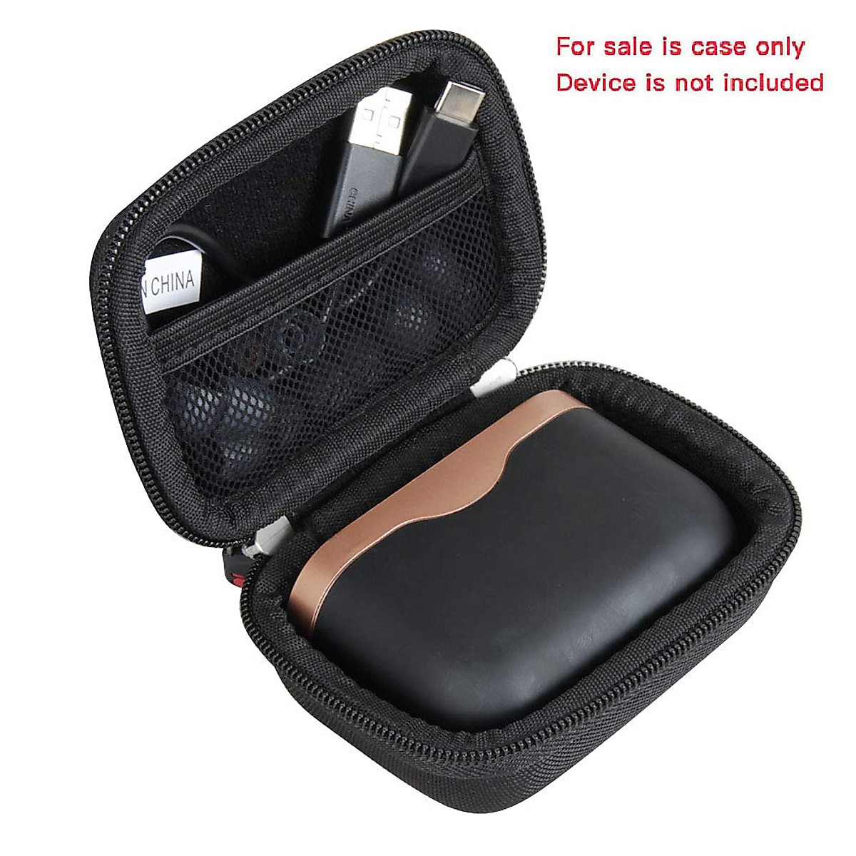 Hermitshell Hard EVA Travel Case for Sony WF-1000XM3 Industry Leading Noise Canceling Truly Wireless Earbuds (Black)
