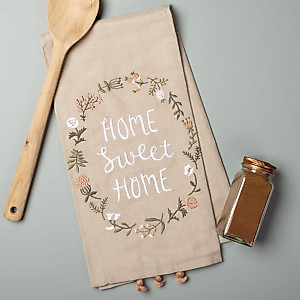 Primitives by Kathy Cathy Heck Studios Embroidered Dish Towel, Home Sweet Home