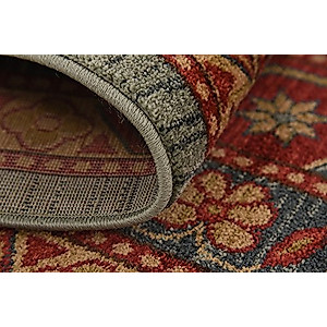 Unique Loom Sahand Collection Traditional Geometric Classic Light Blue Area Rug (7' 0 x 10' 0)