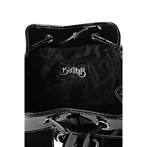 Killstar Oherworld Drawstring Bag Goth Corset Detail Goth Punk Grunge