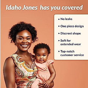Milk Collector for Breastmilk - Breast Milk Catcher for Breastfeeding - Breast Shells - Don't Waste Your Milk in Nursing Pads, Save it with Milk-A-Save by Idaho Jones