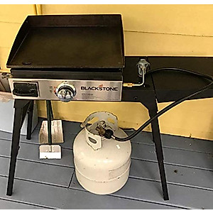 SafBbcue Universal Adjustable Griddle Stand Compatible for Blackstone 17 inch/22 inch Tabletop Grill, Fit BIG HORN, MaxKare Propane Tabletop Grill