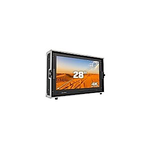 LILLIPUT BM280-4K 28" Carry-on 4K Broadcast Director Monitor with SDI, HDMI, VGA & DVI inputs + V mount plate