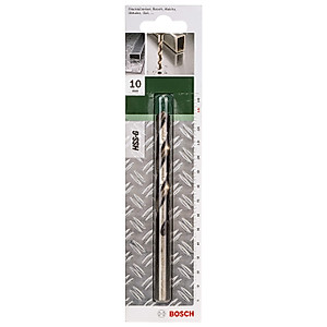 Bosch 1pc. HSS-G Drill Bit (Metal, Hard Plastic, 10 x 87 x 133mm, Accessory Drill Driver)