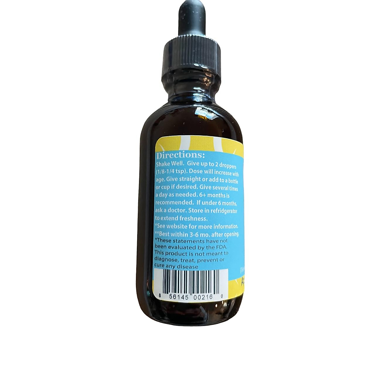 Bye-Bye Teething, Hello Sleep! Natural & Organic Baby Teething Relief & Calming Tincture | Soothes Inflamed Gums, Irritability & Pain – Encourages Sleep | Glass Bottle (Apple Cider Vinegar)