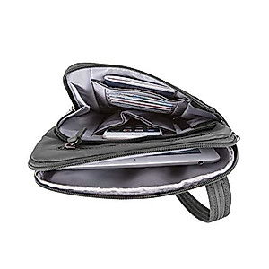 Travelon Anti-Theft Metro Small Crossbody, Gray, 9.75 x 10.75 x 2
