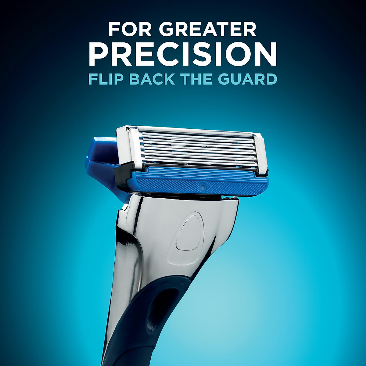 Hydro 5 Skin Protection For Men | Hydrating Gel & Precision Trimmer | Pack of 16 Razor Blade Refills