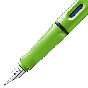 Lamy safari Fountain Pen - Elegant Design Cool Pens, Best Pens For Smooth Writing, Journaling, and Calligraphy - Green Extra Fine Point Pen