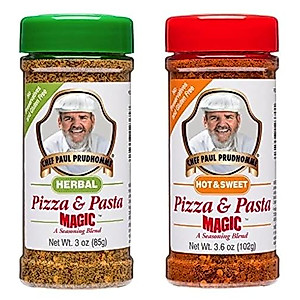 Chef Paul Prudhommes Hot & Sweet Pizza & Pasta Magic, Herbal Pizza & Pasta Magic