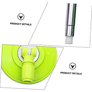 Outanaya 1 Set Mop Pole Rotating Mop Accessory Rod Mopping Replacement Rotating Commercial Mop Handle Mop Rod Mop Handle Replacement Floor Cleaner Mop Rotating Mop Part Pole Green Plastic