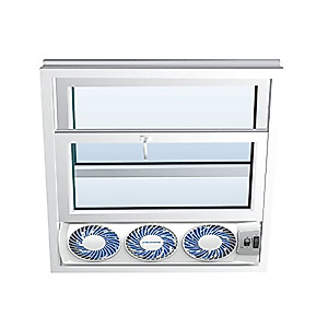 Bionaire BWF0502M-WM Thin Window Fan, White